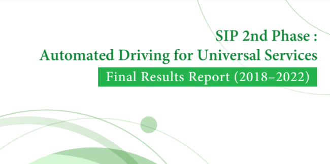 Japanese SIP-adus 2nd Phase: Final Results Report - CCAM