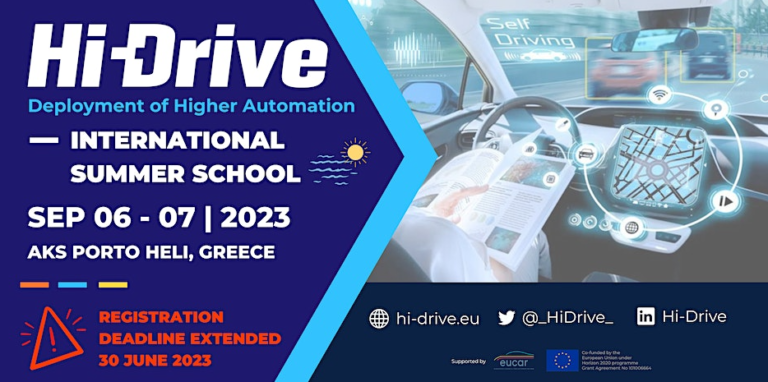 Join the Hi-Drive 1st Summer School - CCAM