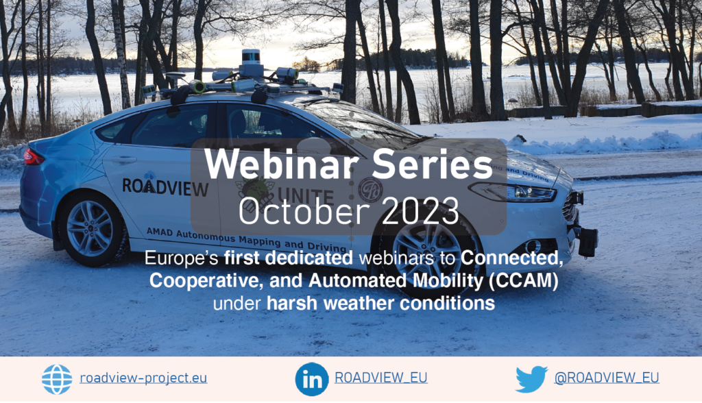 ROADVIEW webinar series October 2023 - CCAM