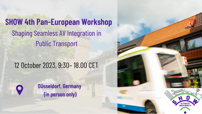 SHOW Pan-European Workshop - CCAM