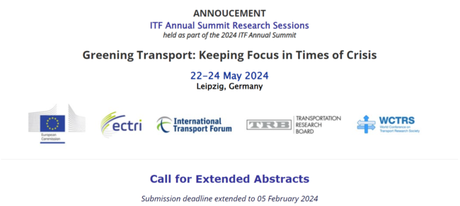Call for Extended Abstracts: ITF Annual Summit Research Sessions - CCAM