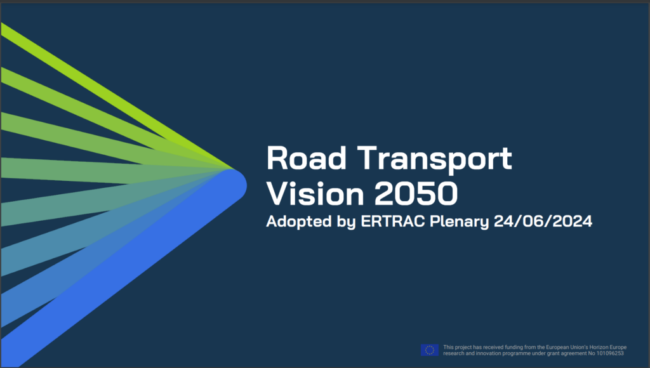 New Road Transport Vision 2050 adopted by ERTRAC - CCAM
