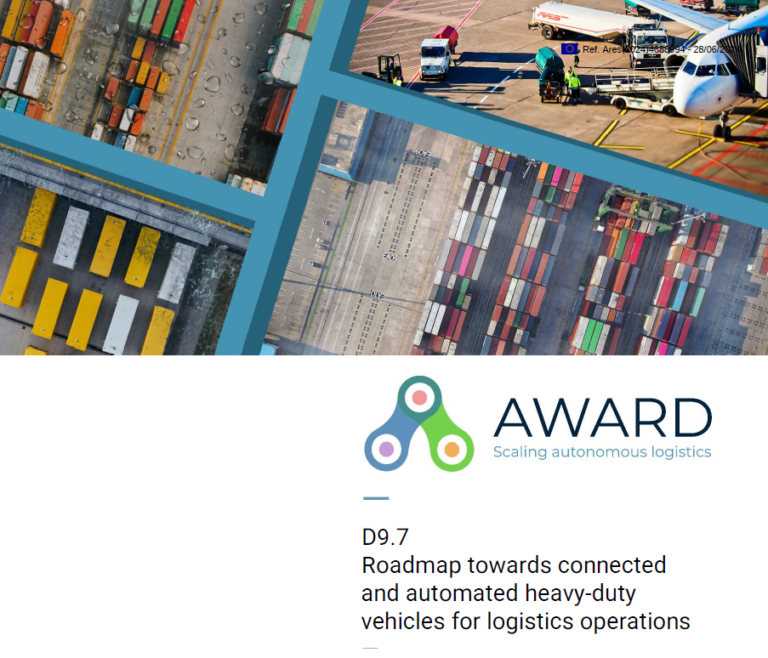 AWARD project's final report, "Roadmap towards connected and automated ...