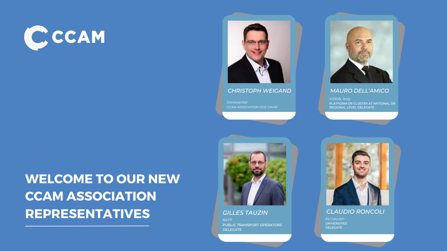 Ccam European Partnership On Connected Cooperative And Automated Mobility